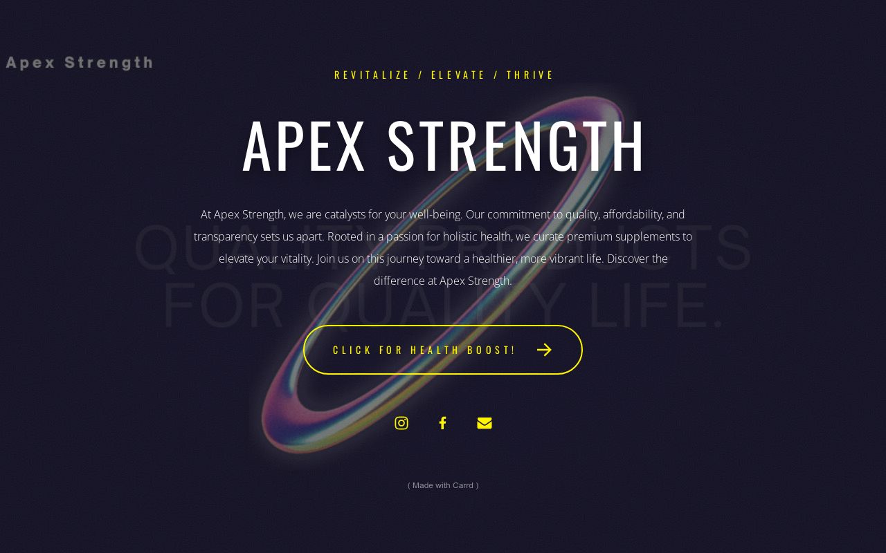 Apex Strength Wellness Hub